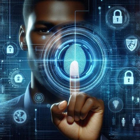 Abstract Cybersecurity Concept Design Premium Ai Generated Image