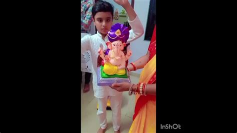 🙏🙏riddhi Siddhi Ke Data Ganpati Sthapana Blog Youtube