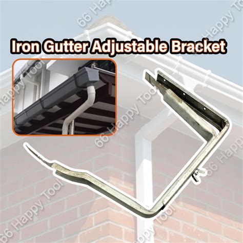Adjustable Iron Gutter Bracket Rainwater Bracket Metal Pvc Gutter Home