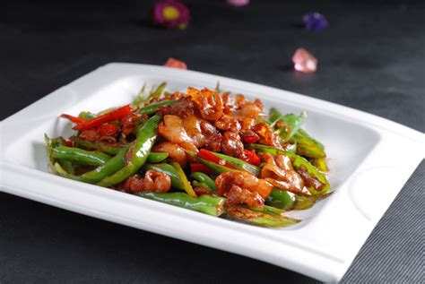 青椒肉片 中国菜系 食品餐饮 摄影素材 汇图网www huitu