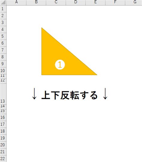 エクセルで図形を【上下反転】または【左右反転】させる方法！