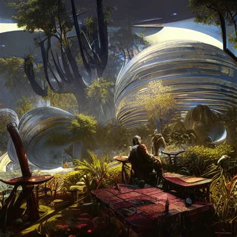 Cryengine Render By Android Jones Syd Mead Tim White Stable