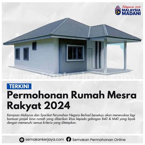 Rumah Mesra Rakyat 2024 Cara Mohon Syarat Kelayakan Semakankerjaya