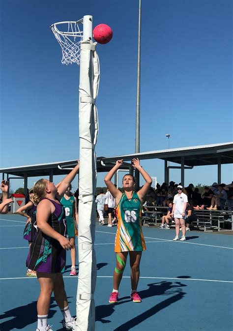 Year 8 Netball Star Northpine Christian College Archive