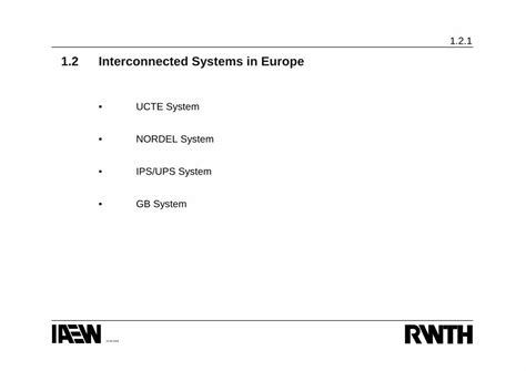 pdf interconnected systems in europe dokumen tips