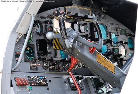 A View Of The Cockpit Of A Dehavilland Canada Twin Otter Aircraft