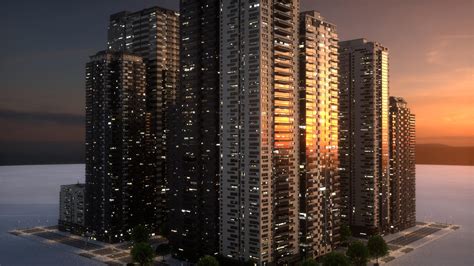 City Block Type B16 3d Model By Fwcolbert3d2