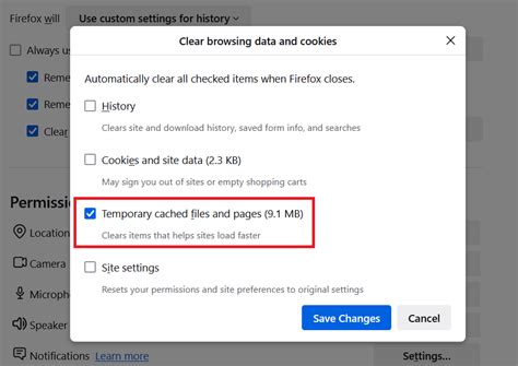 How To Clear The Firefox Cache Firefox Help