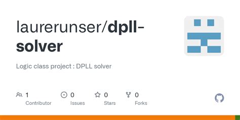 github laurerunser dpll solver logic class project dpll solver