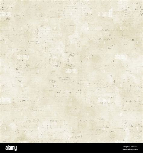 Newspaper Paper Grunge Aged Newsprint Seamless Pattern Vintage Old