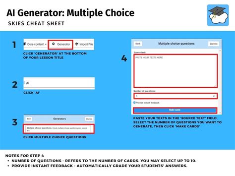AI Generator Multiple Choice Questions SKIES Knowledgebase