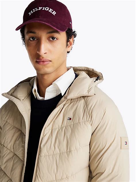 Water Repellent Quilted Relaxed Jacket Beige Tommy Hilfiger