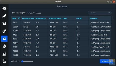 stacer simplest way to optimize and cleanup linux os
