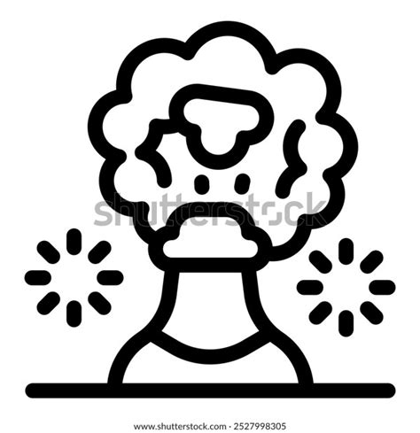 Human Head Exploding Ideas Creativity Symbolizing Stock Vector Royalty Free 2527998305