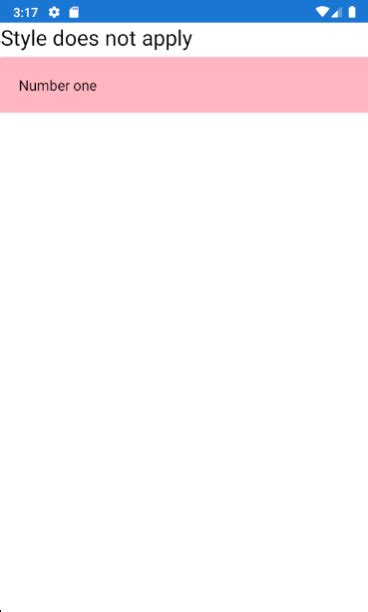 Xaml Xamarin Style Does Not Applied To Custom View Stack Overflow