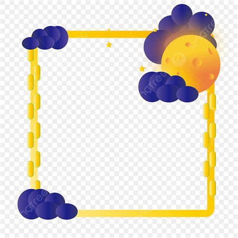추석 장식 테두리 달 한가을 축제 틀 PNG 일러스트 및 벡터 에 대한 무료 다운로드 Pngtree