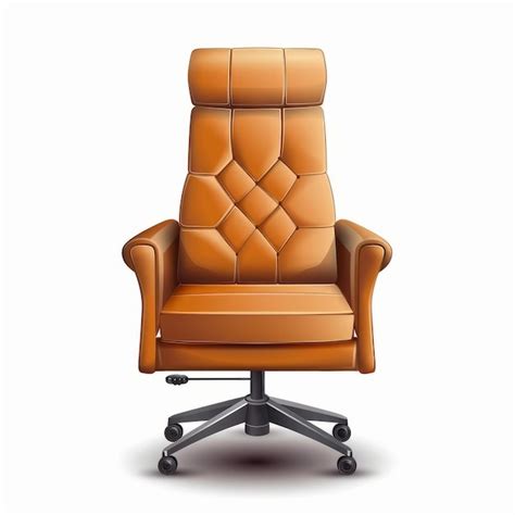 Premium Photo Executive Chair Isolated On White Background