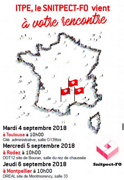 Le tour de France du SNITPECT FO les étapes en Occitanie SNITPECT FO