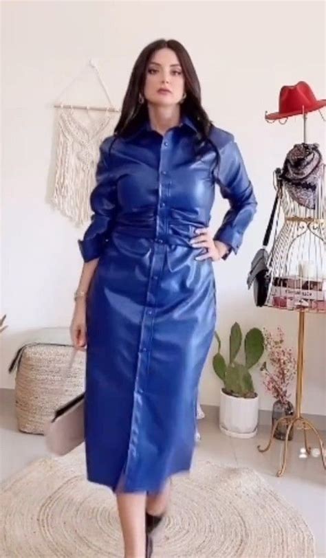 Faux Leather Dress Leather Dresses Leather Outfit Leather Heels