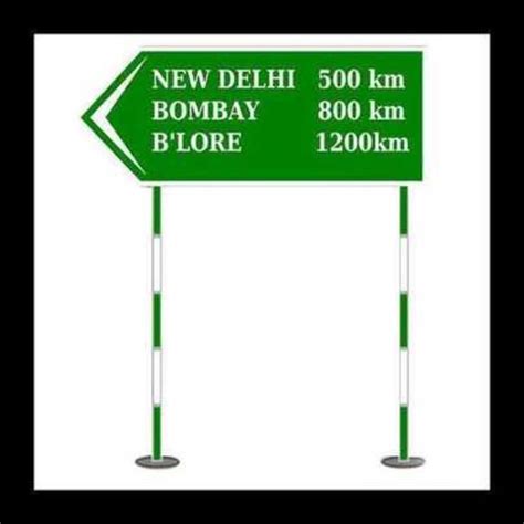 Green Road Radium Sign Board For Outdoor Thickness 4mm In Jaipur