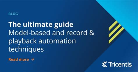 Tricentis On Linkedin Model Based Testing Vs Record Based Testing Tricentis