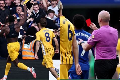 Brighton 3 1 Chelsea Welbeck Double Seals Comeback Win Go Seagulls