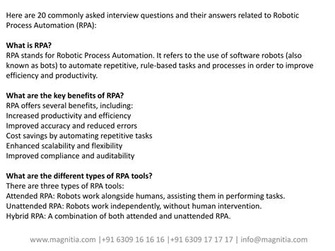 Ppt Top Rpa Interview Questions Answers In Powerpoint