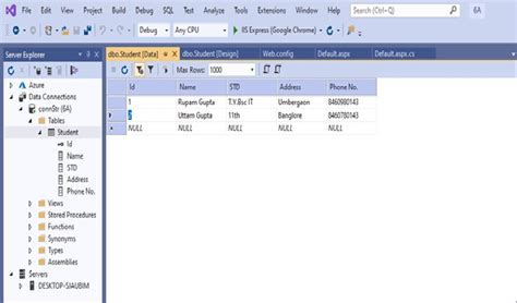 Create A Web Application Bind Data In A Multiline Textbox By Querying In Another Textbox