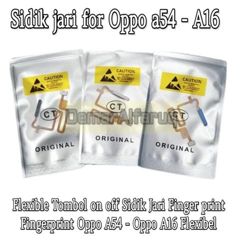 Jual Flexible Tombol On Off Sidik Jari Finger Print Fingerprint Oppo A Oppo A Flexibel