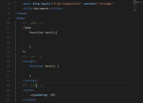 Vscode Mixed Writing Php To Html · Issue 48238 · Microsoftvscode