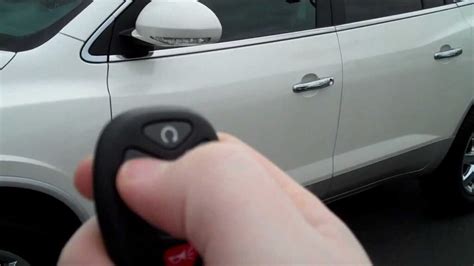 Remote Start Buick Enclave How To Use Keyless Start Vehicle Support