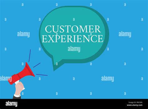 Conceptual Hand Writing Showing Customer Experience Business Photo Text Interaction Between