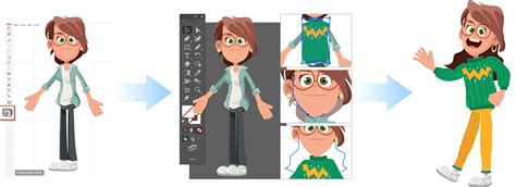 vector graphic animation cartoon animator