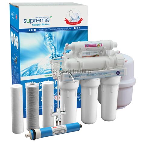 RO PREMIUM LINE Stopniowy system Odwróconej Osmozy SUPREME Odwrócona osmoza