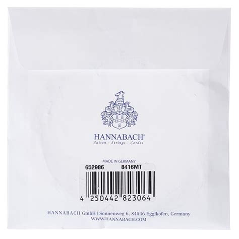 Hannabach 8416mt Single String E6 Musikhaus Thomann