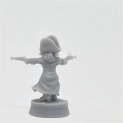 3d Printable Female Goblin Pirate Captain By Willy Kao