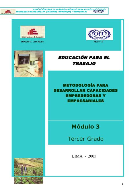 Modulo Para Tercer Grado Pdfcoffeecom