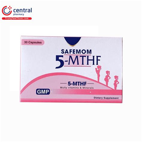 CHÍNH HÃNG Thuốc Safemom 5 MTHF nuôi dưỡng bào thai tốt