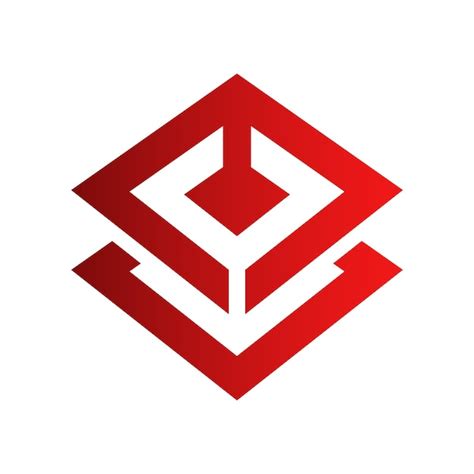 Logotipo Digital Abstracto Vector Premium