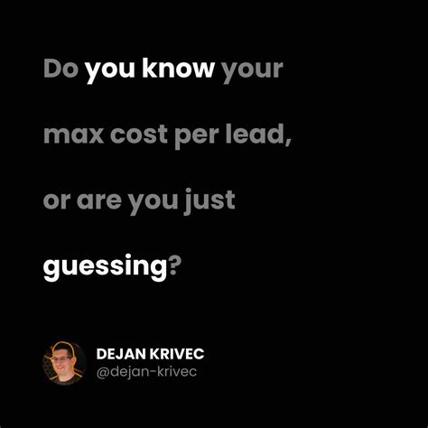 Costperlead Marketingroi Leadgeneration Businessgrowth Dejan Krivec 11 Comments