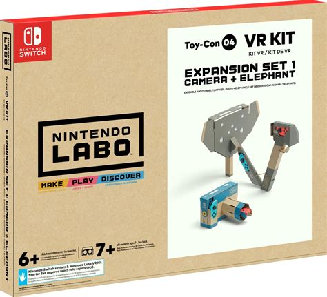 Nintendo Labo Toy Con 04 Vr Kit Expansion Set 1 Camera Elephant