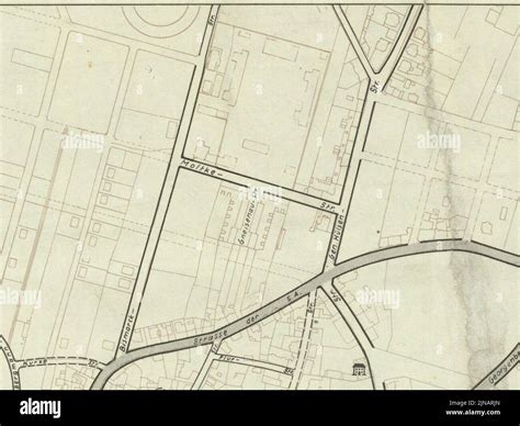 Tarnowitz Verkehrsplan Bismarckstr Moltkestr Strasse Der S A