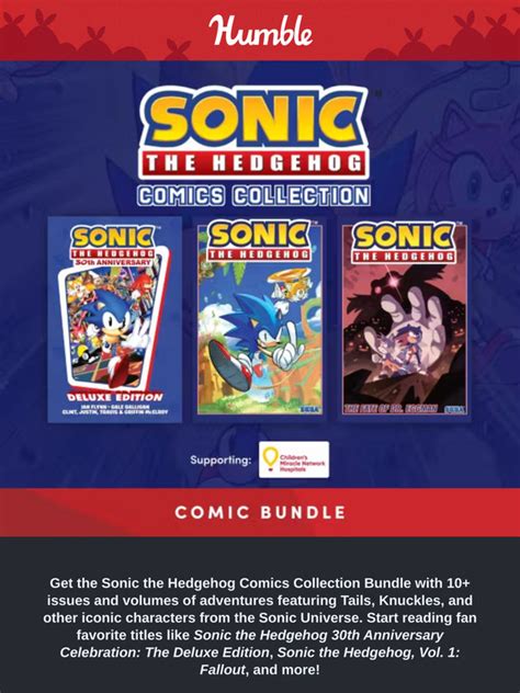 Humble Bundle You Better Keep Up—get The Sonic The Hedgehog Comics Collection Bundle Milled