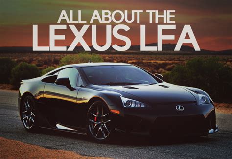 All About The Lexus Lfa Toyota Quezon Avenue