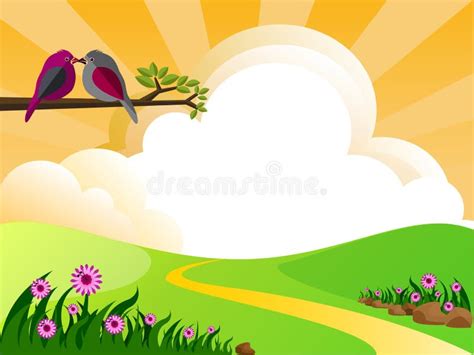 Meadow Stock Vector Illustration Of Background Environment 41823059