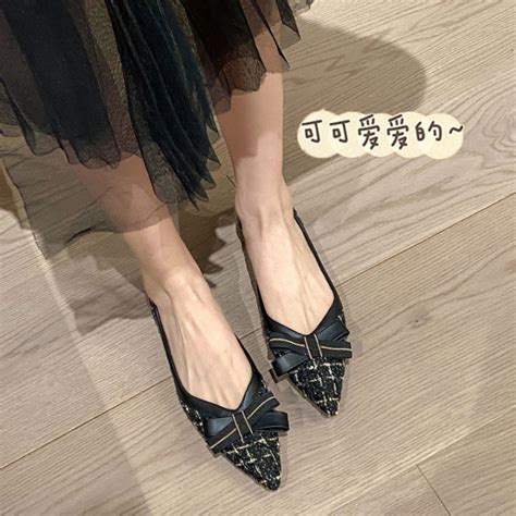 Women Loafer Pointed Toe Flat Shoes Soft Bow Knot Women Shoes Spring