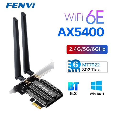 Card Wifi Fenvi Wifi Fenvi Wi Fi E Bluetooth Pcie Card Ax M Ng Wifi Tri Band Ax