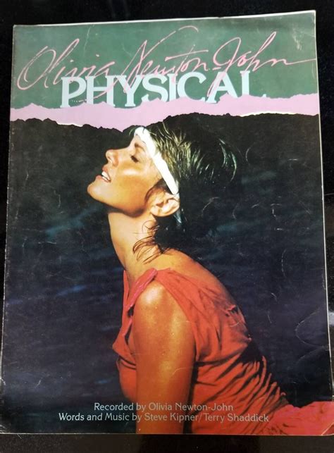 Olivia Newton John Lets Get Physical 1981 Sheet Music Etsy