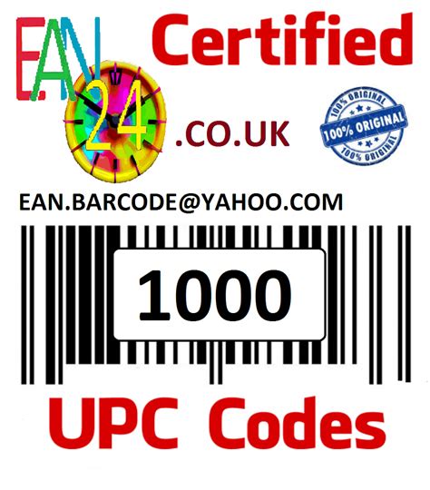 Bar Codes And Numbers