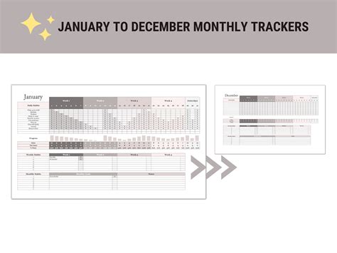 Habits Tracker For MS Excel 2024 Habit Tracker Spreadsheet Habit